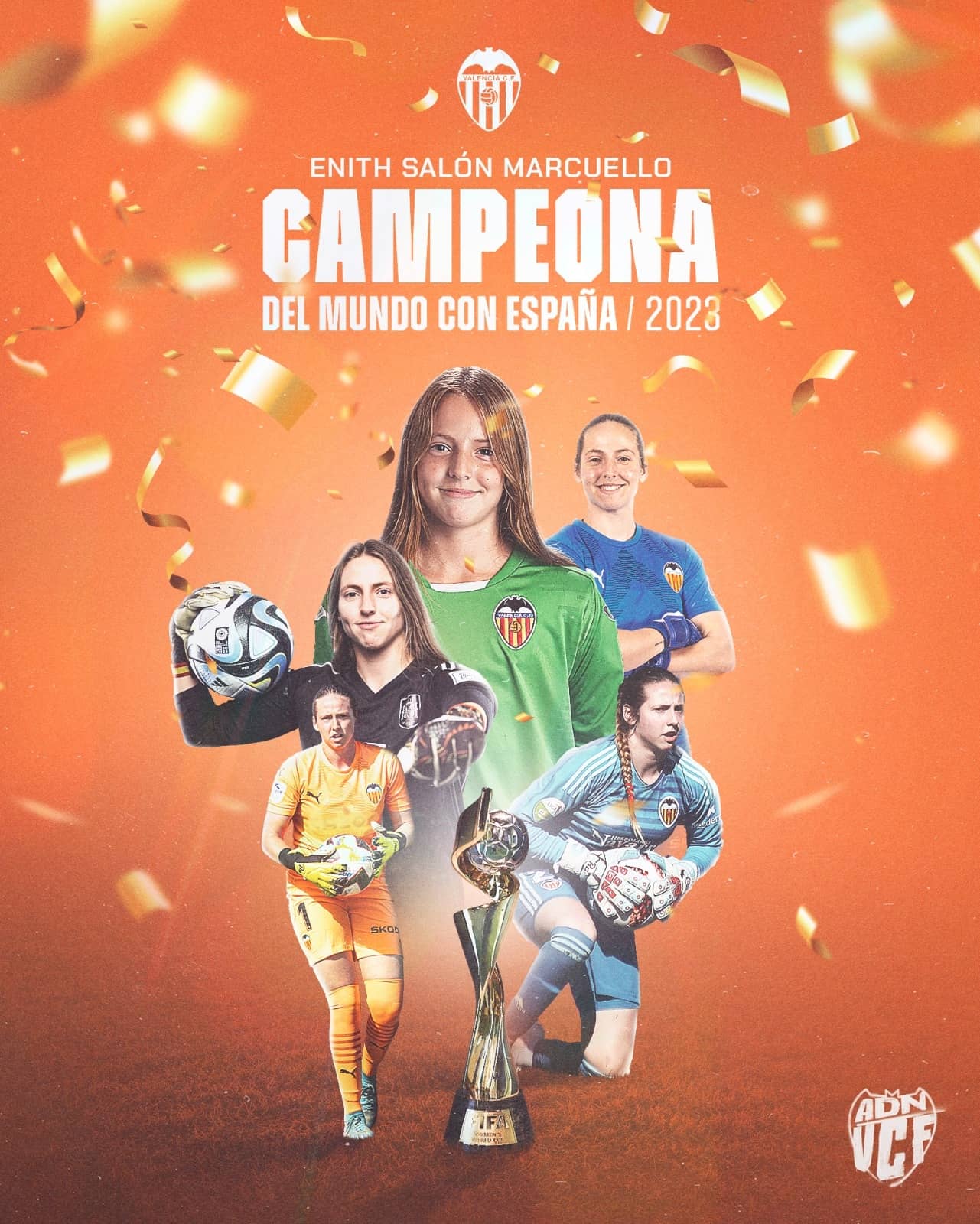 Enith Salón, una campeona del Mundo con ADN VCF - Valencia CF