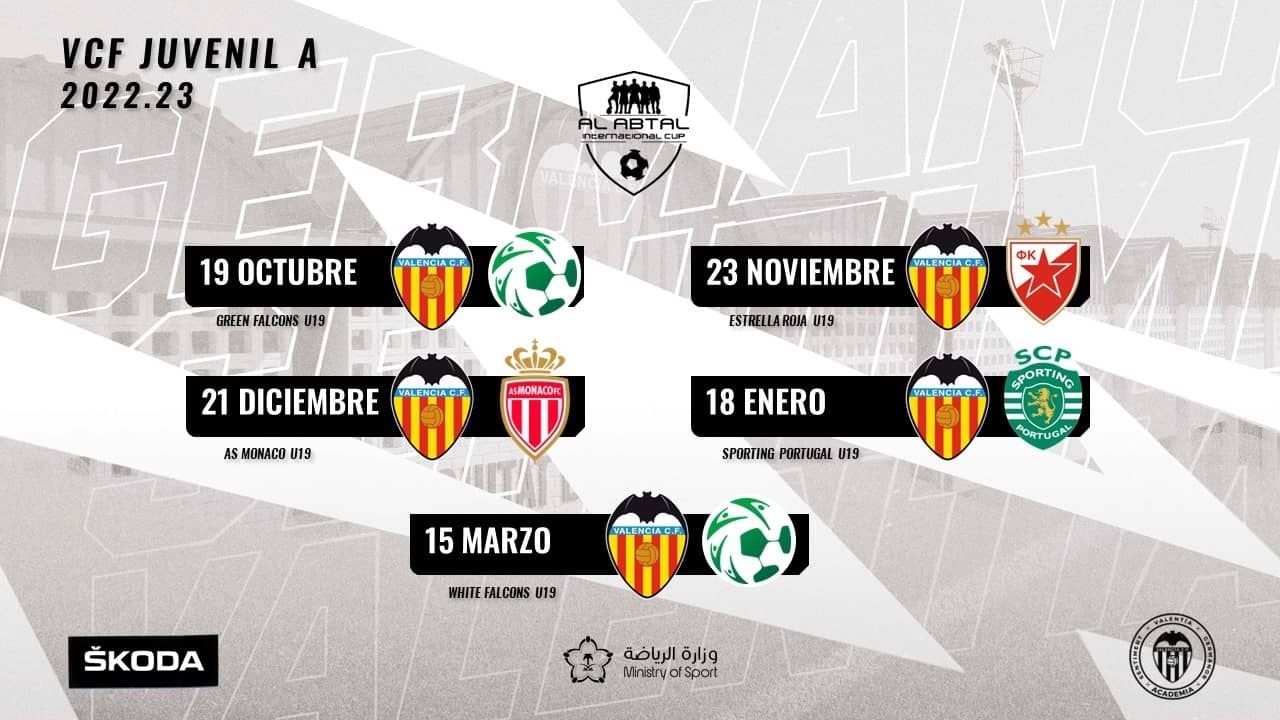 VCF Juvenil A to kick off Al Abtal International Cup - Valencia CF