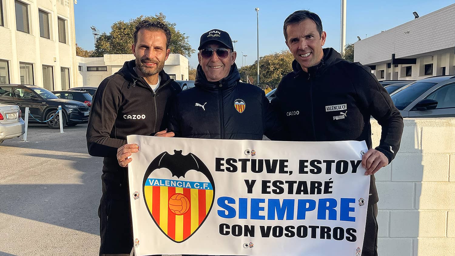 Un especial mensaje de ánimo para los jugadores del Valencia CF ...