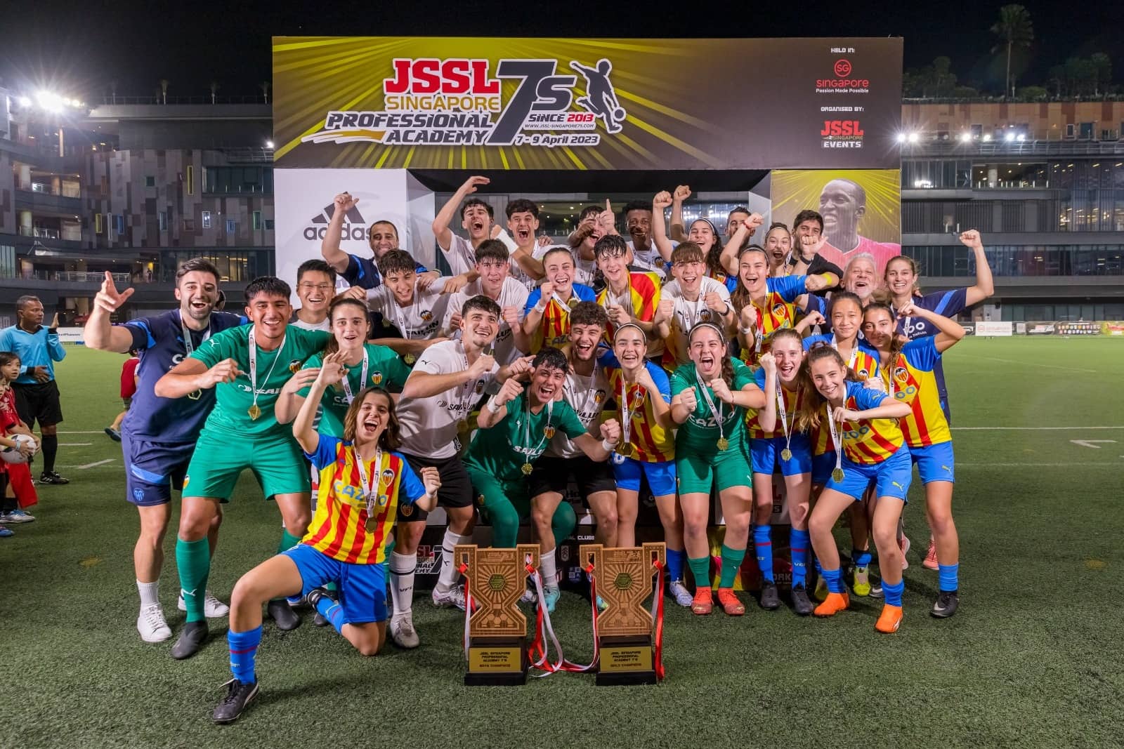 VCF Academy teams win JSSL 7s tournament in Singapore - Valencia CF