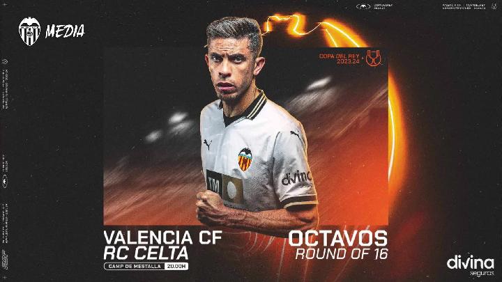 PARTIDO VALENCIA CF - RC CELTA (OCTAVOS COPA DE S.M. EL REY) - Valencia CF