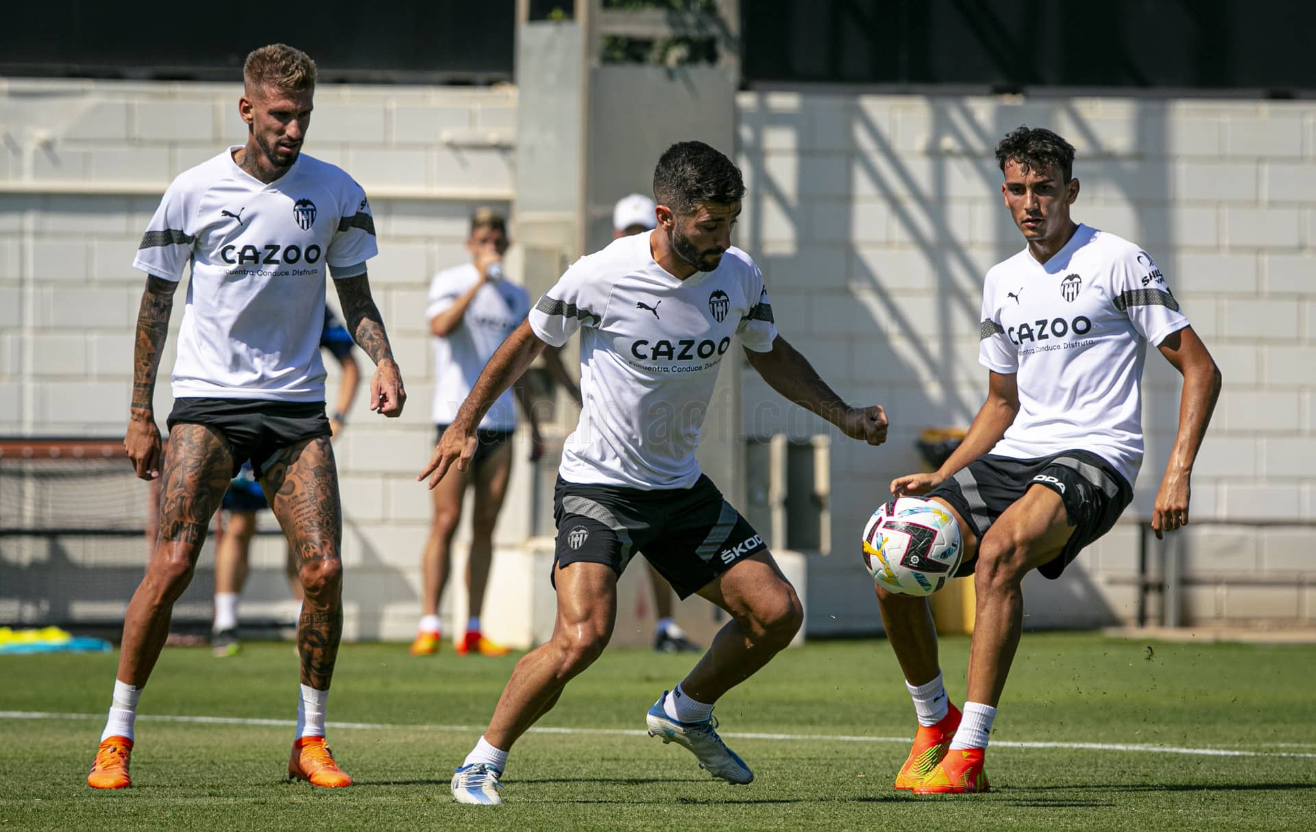 Preparando el Trofeu Taronja - Valencia CF