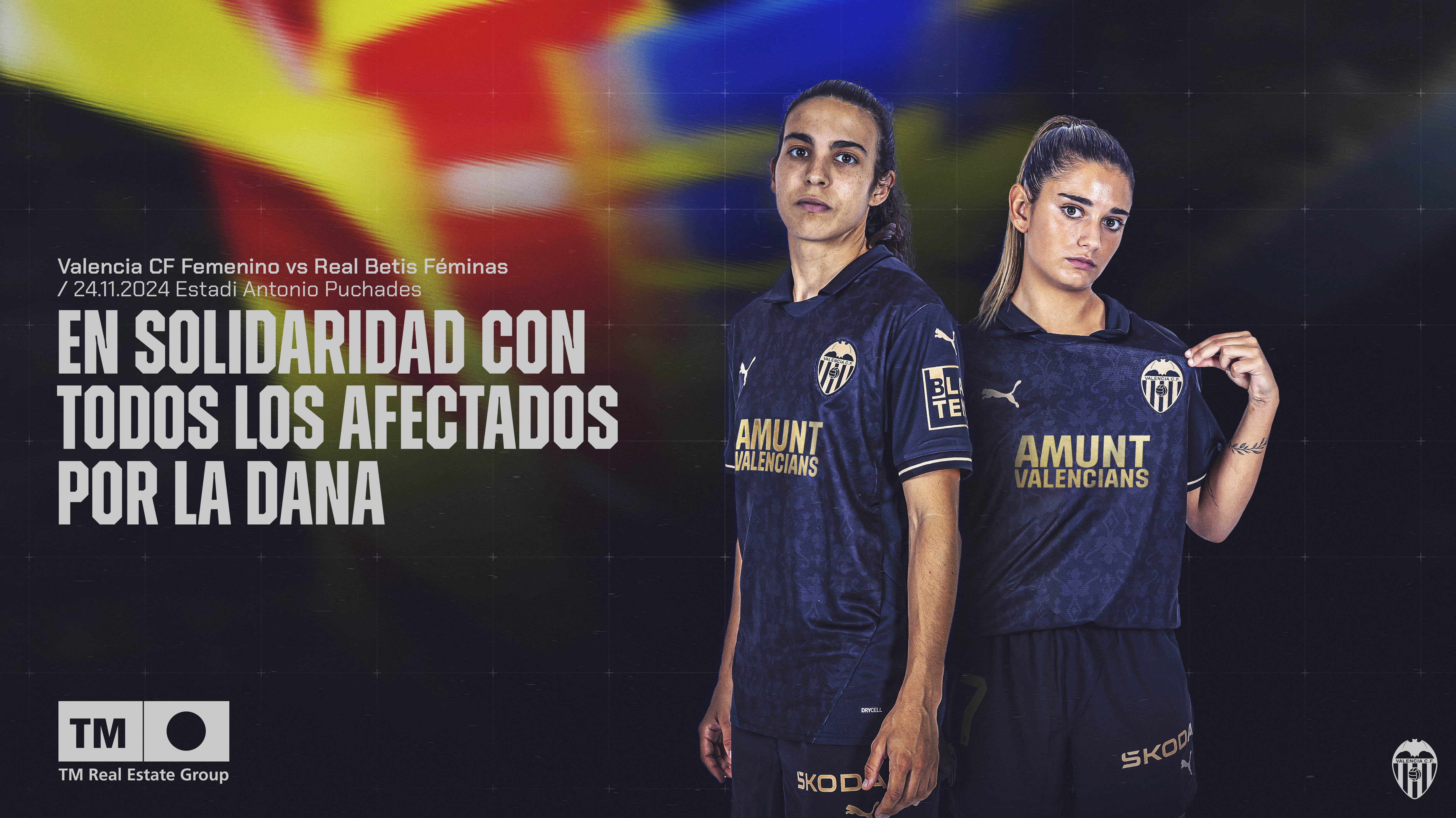 El Valencia CF Femenino jugará ante el Real Betis Féminas de color ...