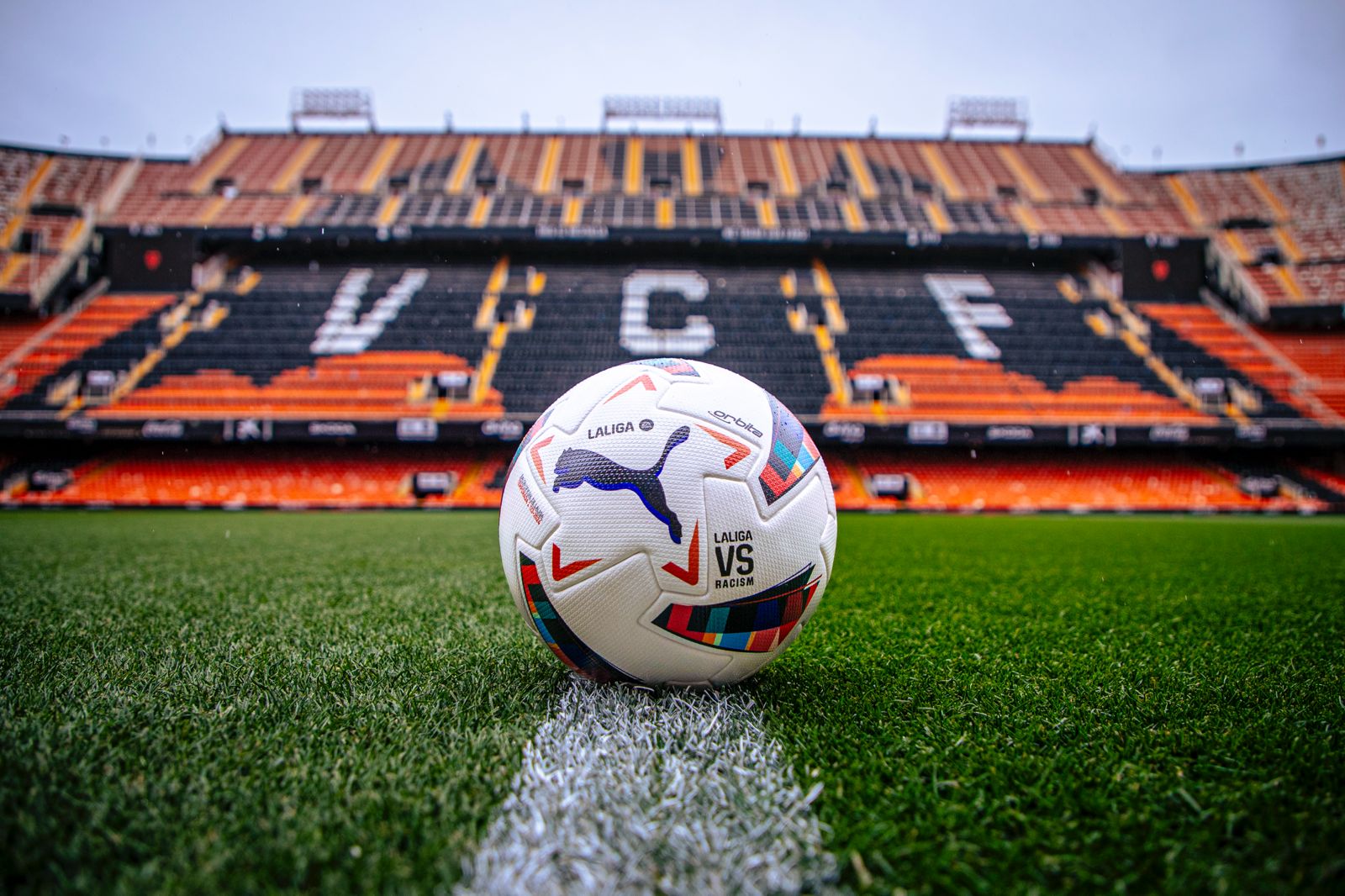 Valencia CF release LALIGA vs Racism campaign ball, designed by PUMA ...