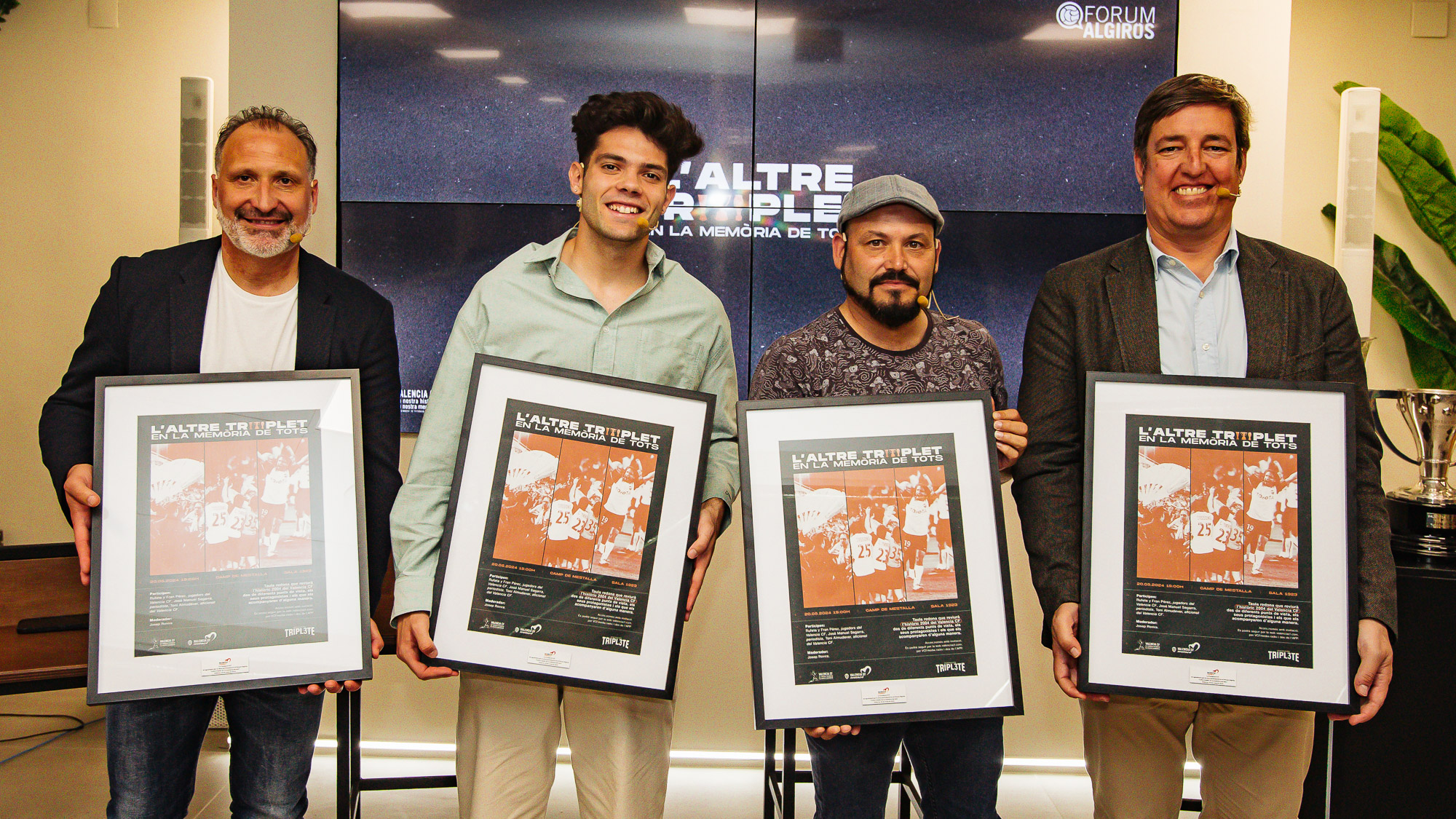 EL FÒRUM ALGIRÓS homenatja, EN EL 20é ANIVERSARI, AL TRIPLET DE 2004 I ...