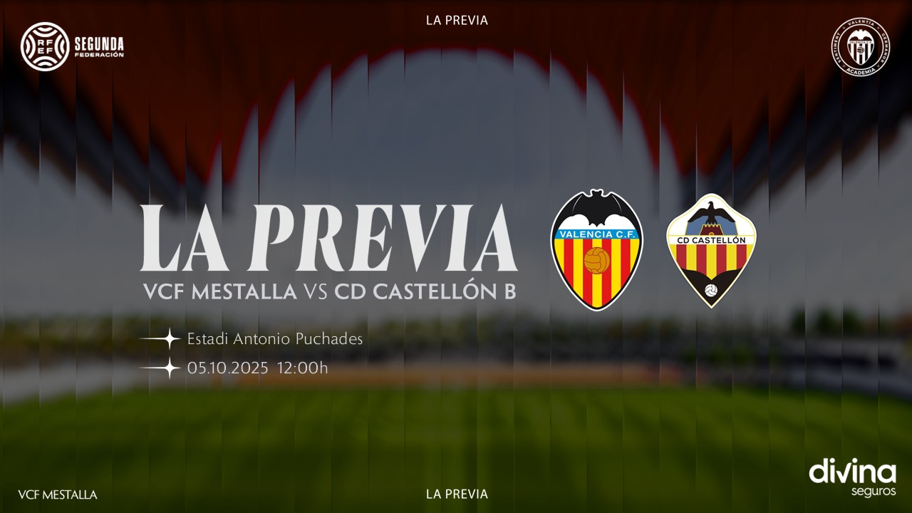 PREVIA | Nueva oportunidad para el VCF Mestalla en el Antonio Puchades ...