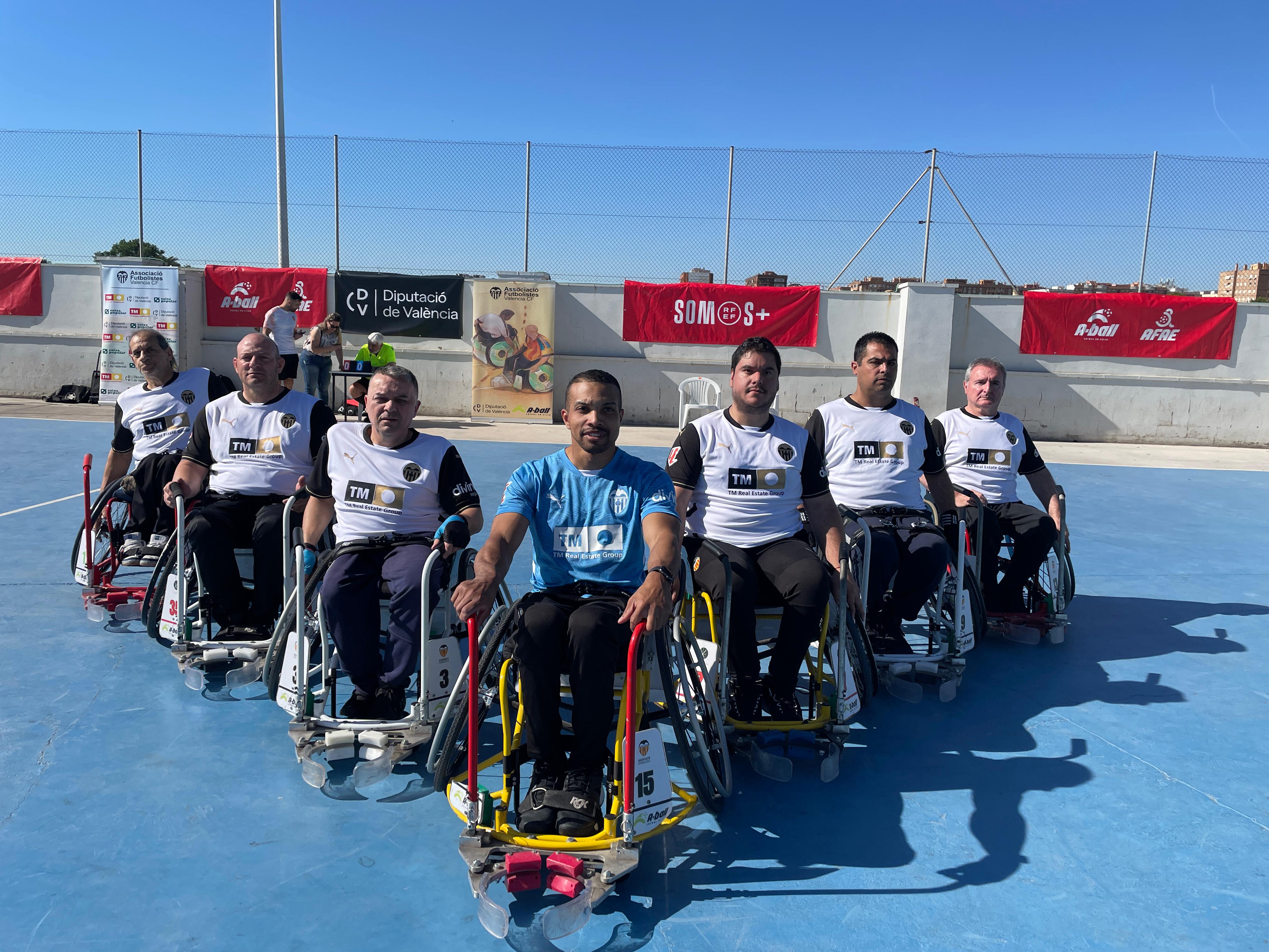 El equipo de A-Ball del Valencia CF, campeón de la Liga ‘Fútbol para ...