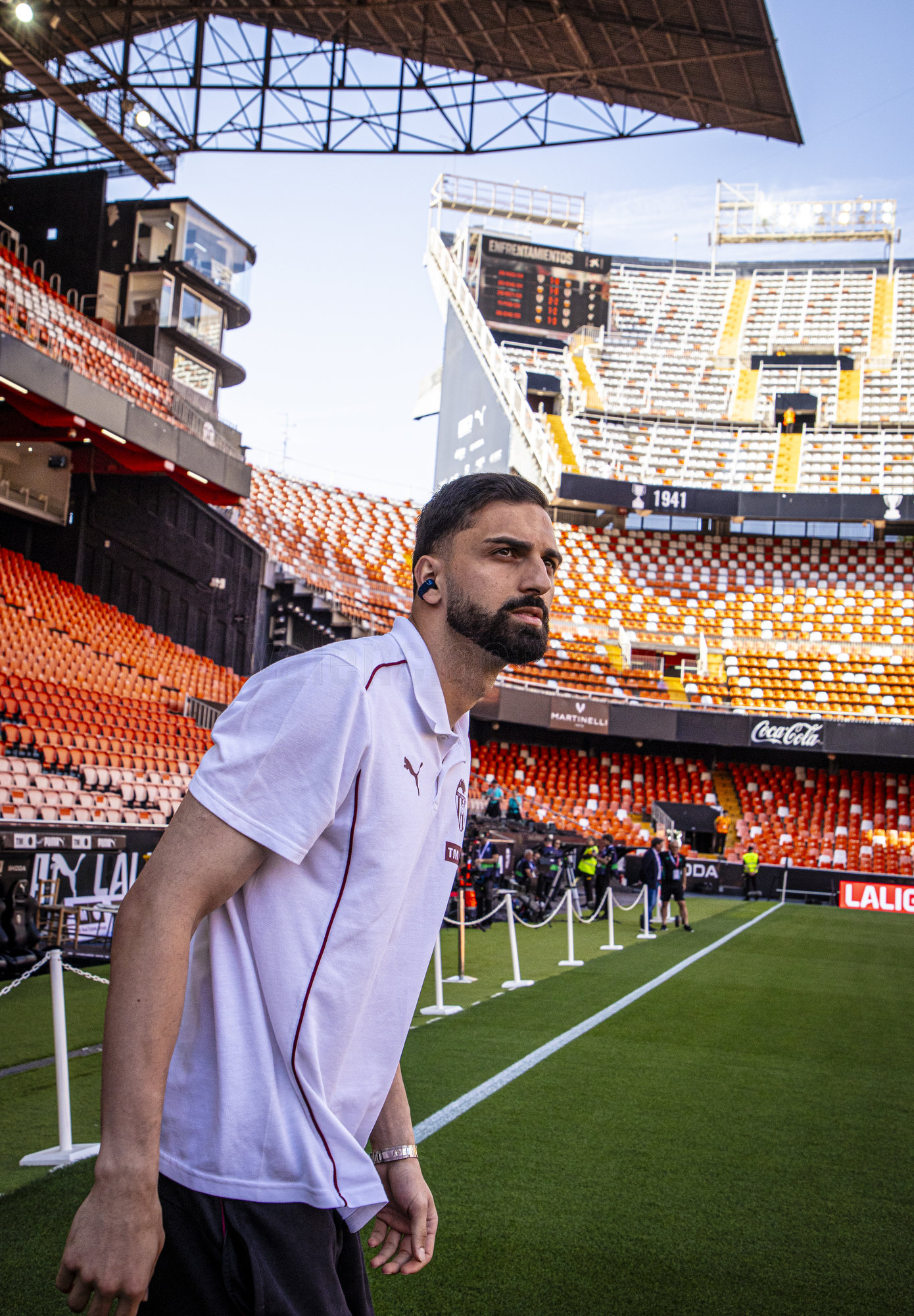 Llegada del Valencia CF a Mestalla - Valencia CF