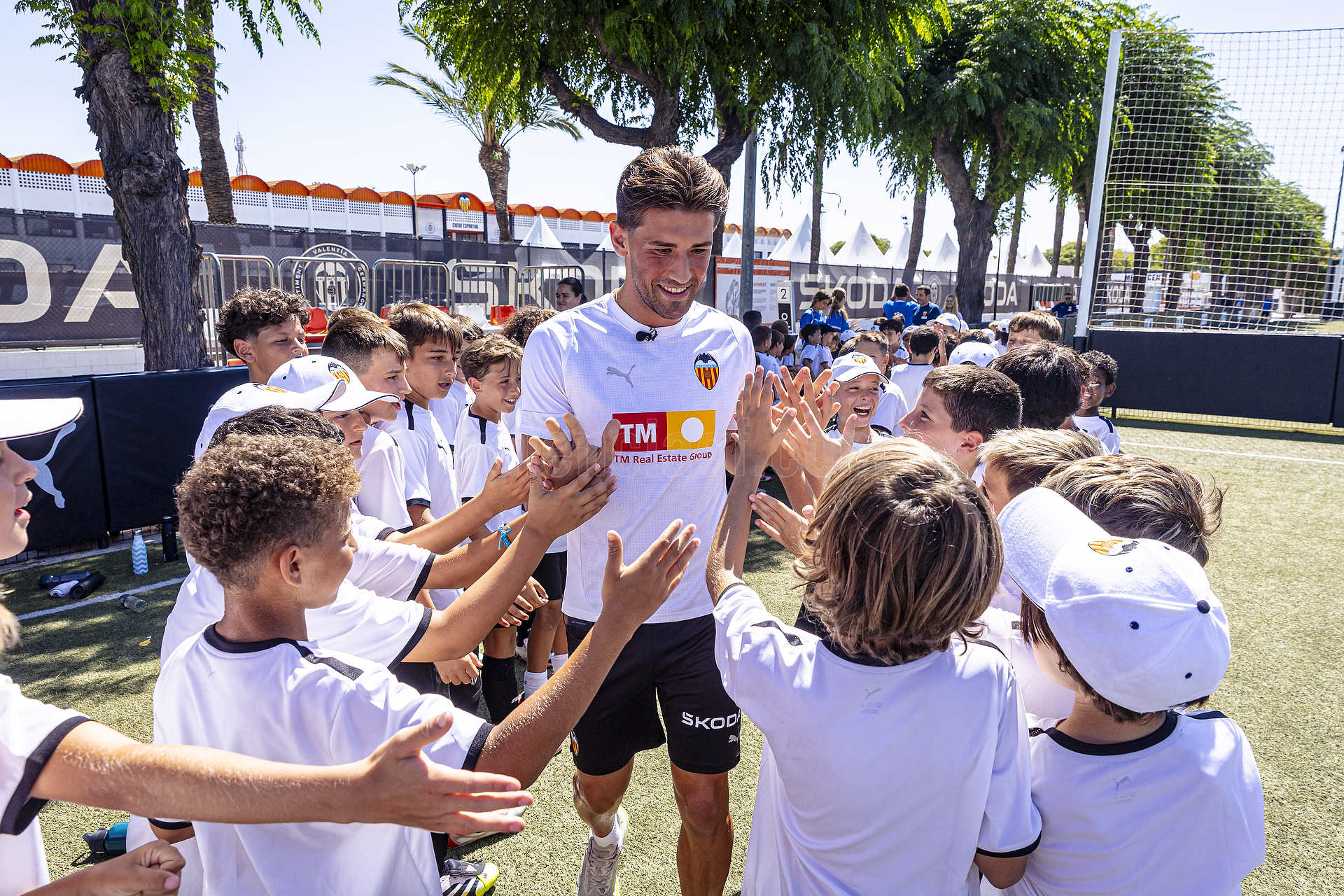 Campus del Valencia CF | Visita Jesús Vázquez - Valencia CF