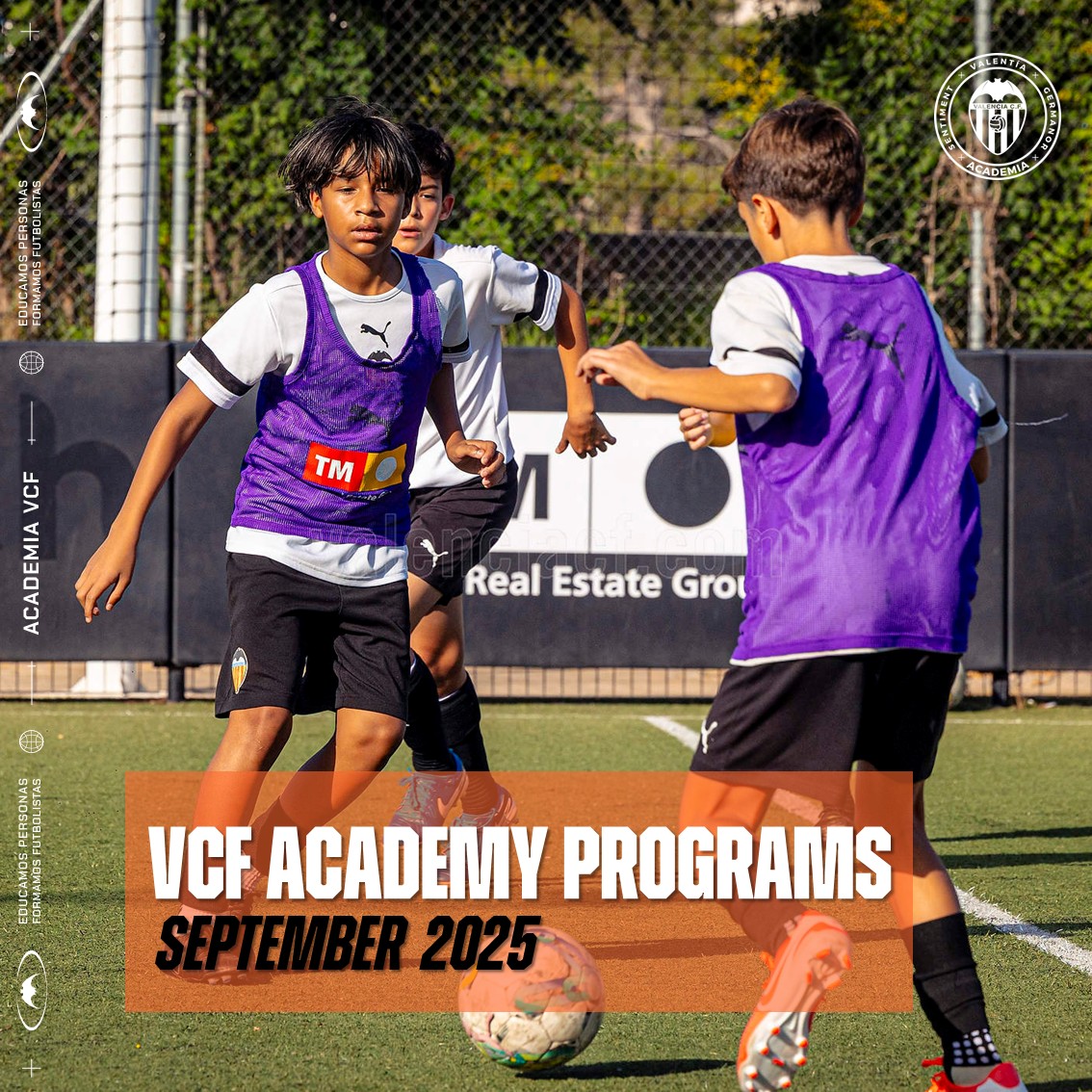 VCF academy programs | september 2025 - Valencia CF